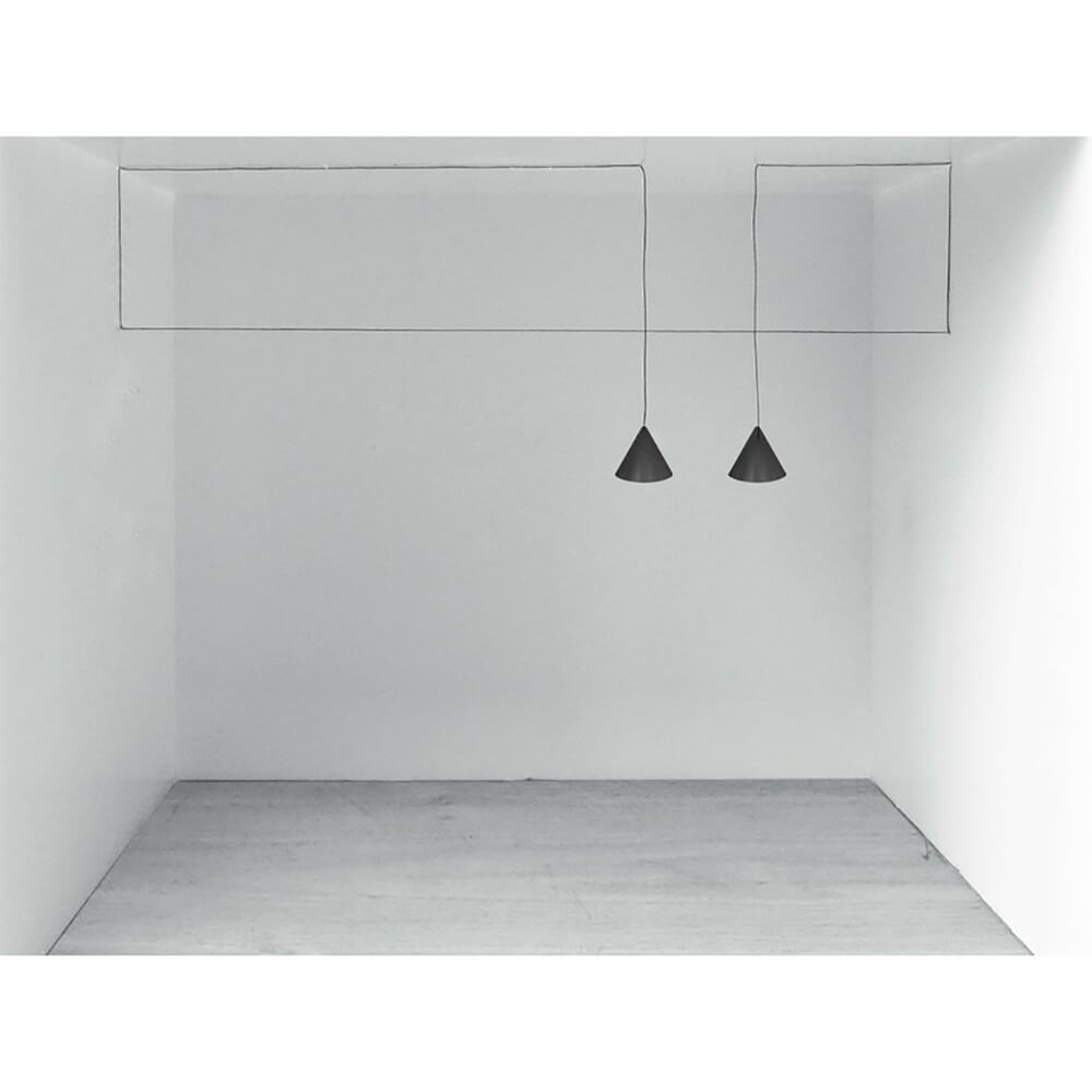 String light cone head Hanging lamp | Esteta Interiori
