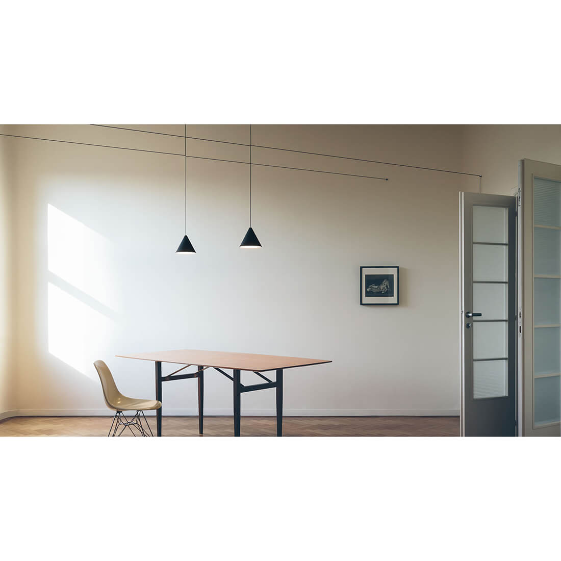 String light cone head Hanging lamp | Esteta Interiori